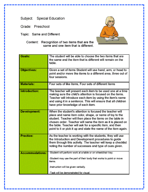 Lesson Plan Sample Fotolip